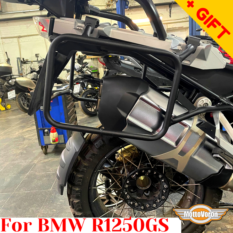 For BMW R1250GS Pannier rack R 1250 GS Side carrier collapsible design ...