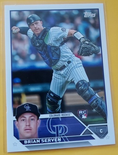 2023 Topps Baseball RC #41 Brian Serven (Colorado Rockies) | eBay