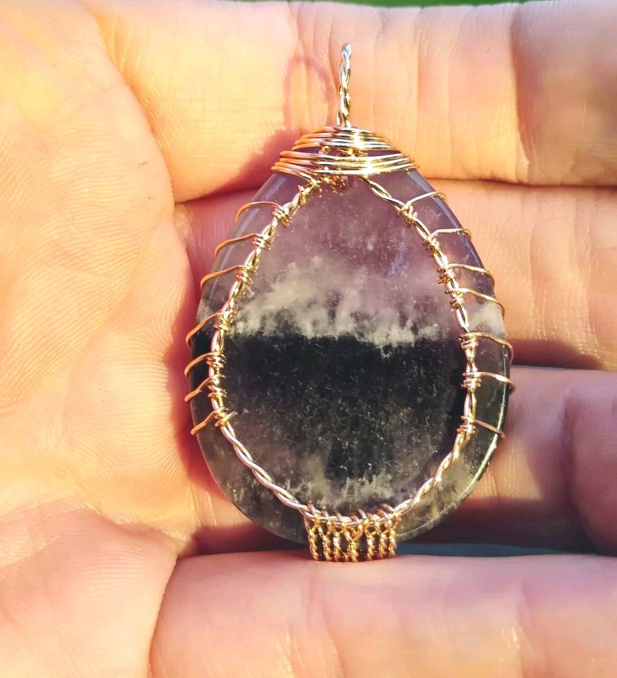 Copper Wrapped Amethyst Crystal Gender Nutural Gender-neutral | eBay