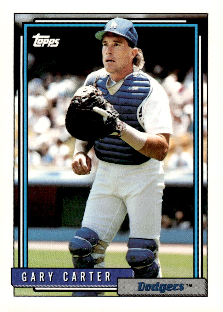 1992 Topps #45 Gary Carter - Los Angeles Dodgers | eBay