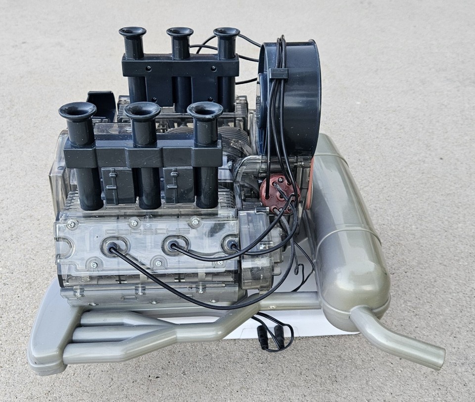 PORSCHE BOXER 911 FLAT-SIX ENGINE MODEL RUNNING FULLY FUNCTIONAL ...