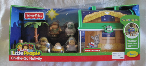 NeW Fisher Price Little People On The Go Children's Nativity Christmas ...