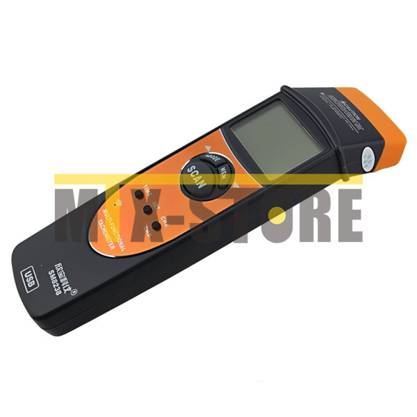 1PCS SM8238 Digital Multi-Functional Recording Tachometer RPM Record ...