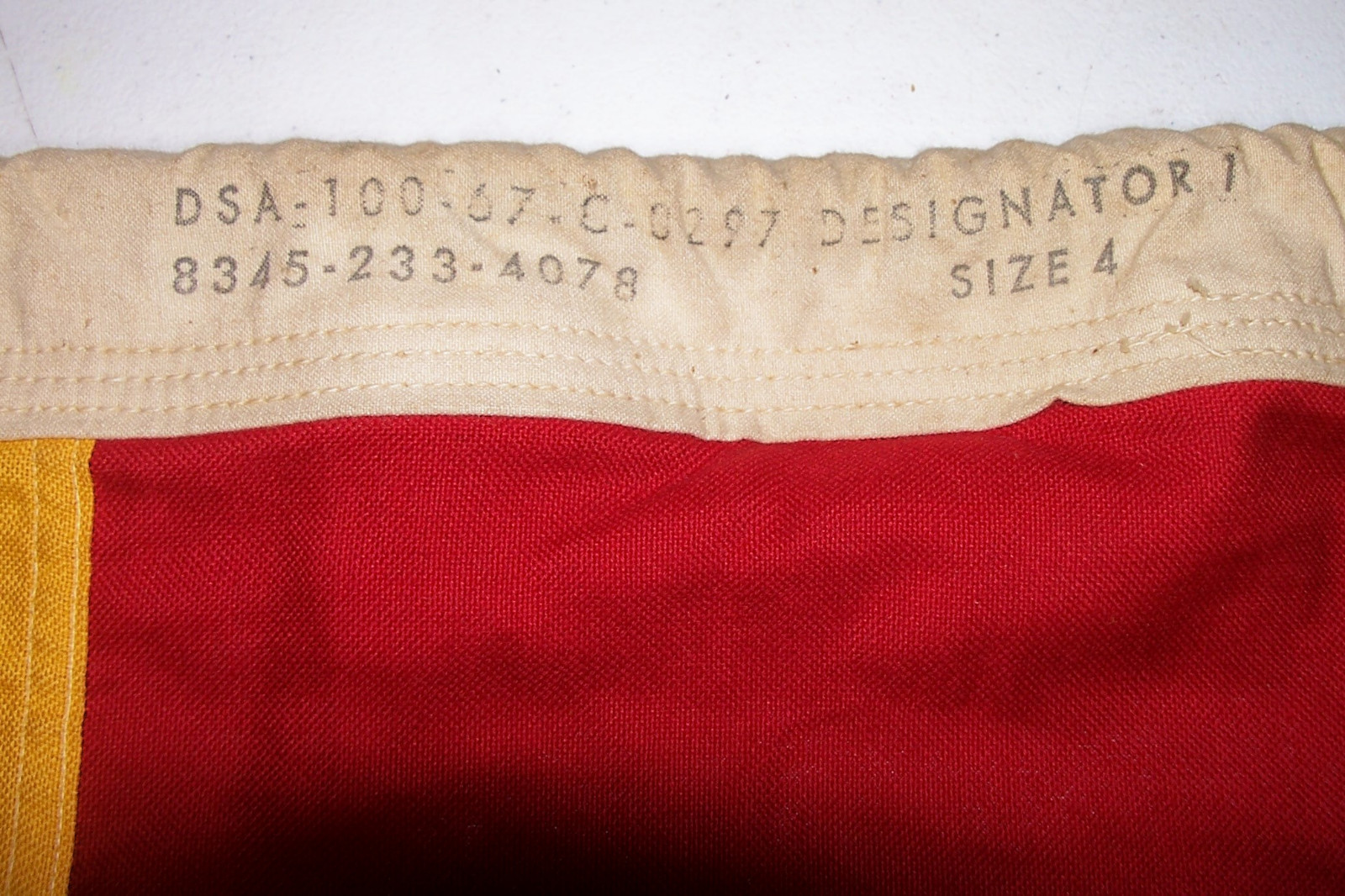 Old Vietnam US Navy Submarine Ships Flag DSA-100-67-C-0297 USN Sub ...