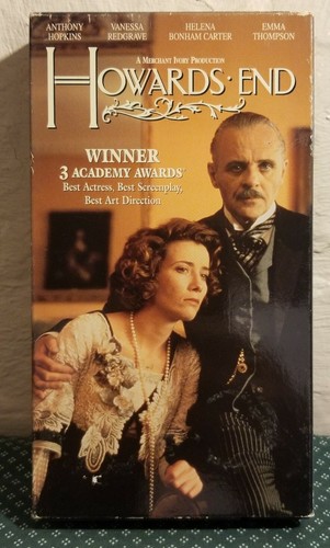 Howards End VHS 1993 Anthony Hopkins Emma Thompson Vanessa Redgrave ...