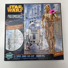 Star Wars C3po & R2d2 Photomosaics 1000 PC Puzzle Buffalo Games for ...
