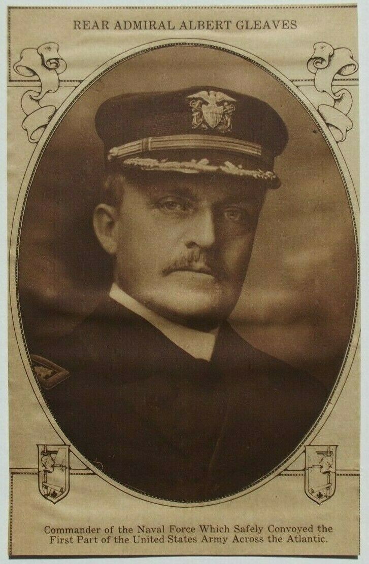 U.S. Admiral Albert Gleaves Commander-in-Chief Asiatic Fleet Autograph ...