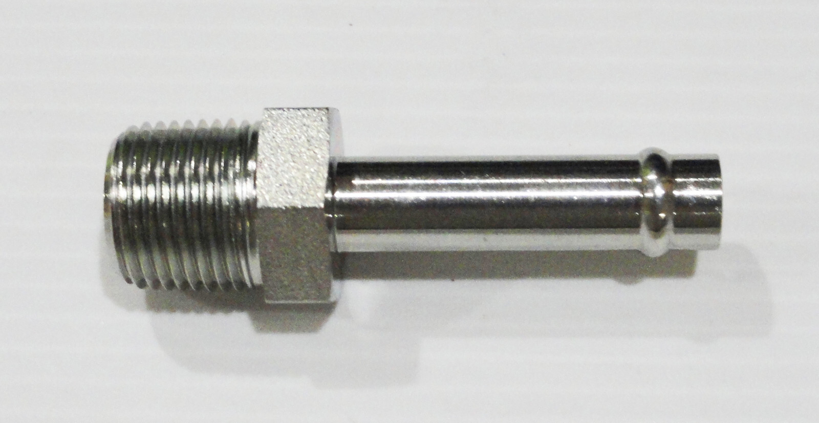 Coolant Heater PCV Hose Fitting 3/8" NPT Male to 3/8" Hose Barb Male ...