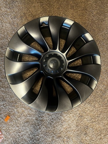 Uberturbine 21 inch x 10.5 Tesla Model Y Satin Grey Back Rim | eBay