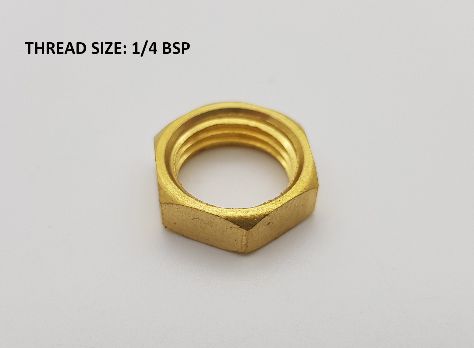 BRASS HALF NUT SECURE FASTENING LOCK NUT CHECK NUT ATTACHING DIY ...