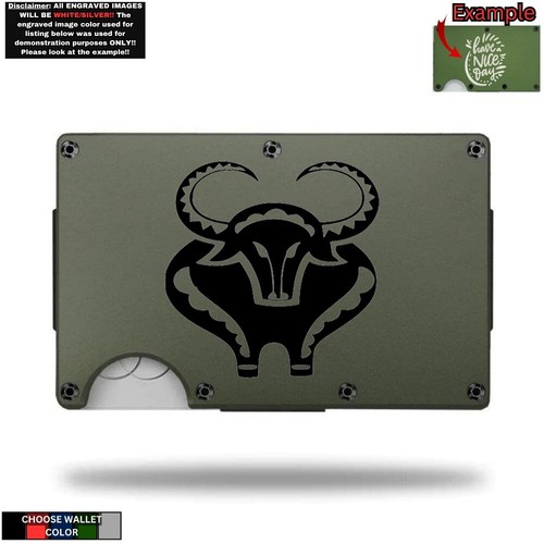 CHINESE ASTROLOGY OX Wallet - Laser Engraved Wallet - Cool Wallet | eBay