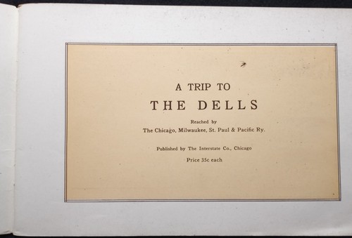 Souvenir Book Beautiful Dells of the Wisconsin WI River Devils Lake ...