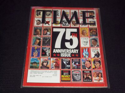 1998 MARCH 9 TIME MAGAZINE - 75TH ANNIVERSARY ISSUE - FRONT COVER - PB ...