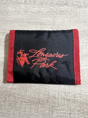 Vintage Longacres Park Horse Racing WA Bifold Nylon Souvenir Budweiser ...