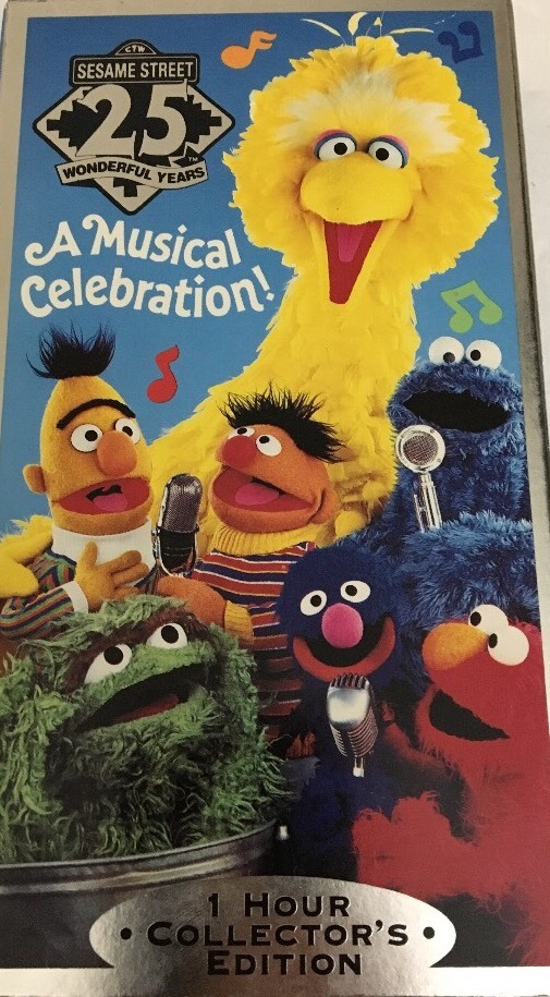 Sesame Street's 25th Birthday:A Musical Celebration(VHS,1993) RARE ...
