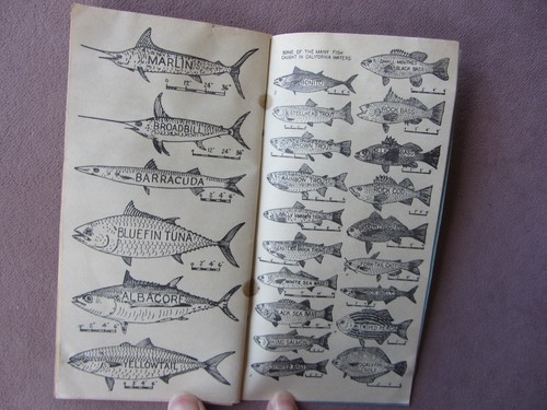 1960 Sportsman’s Guide Tide Table Fishing Maps Pachmayr Gun Works Los ...