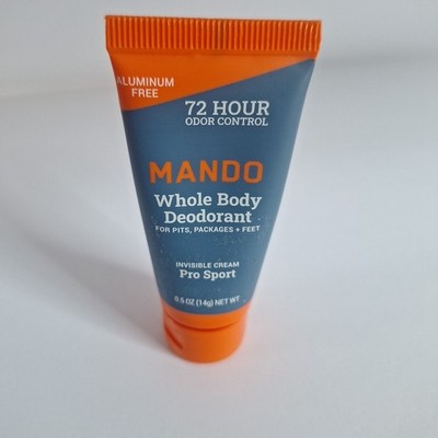 MANDO Deodorant Men Pro Sport 72HR Whole Body Deodorant Cream Travel ...