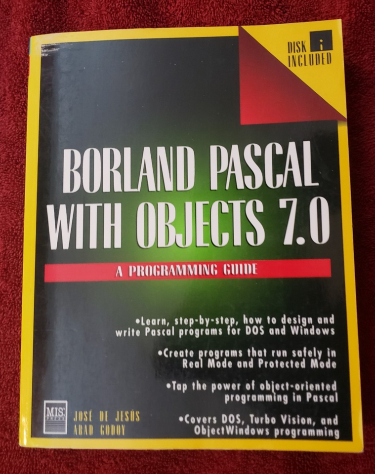 Borland Pascal With Objects 7.0 & Programing Guide Book with Disk | eBay