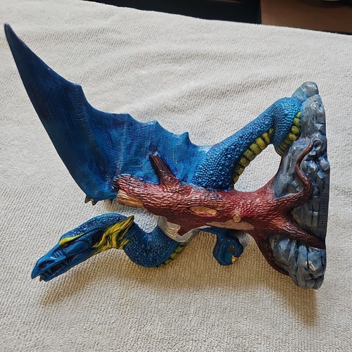 1998 Doc Holliday Molds Vintage DHM Blue and yellow Dragon. 11x10x5 | eBay