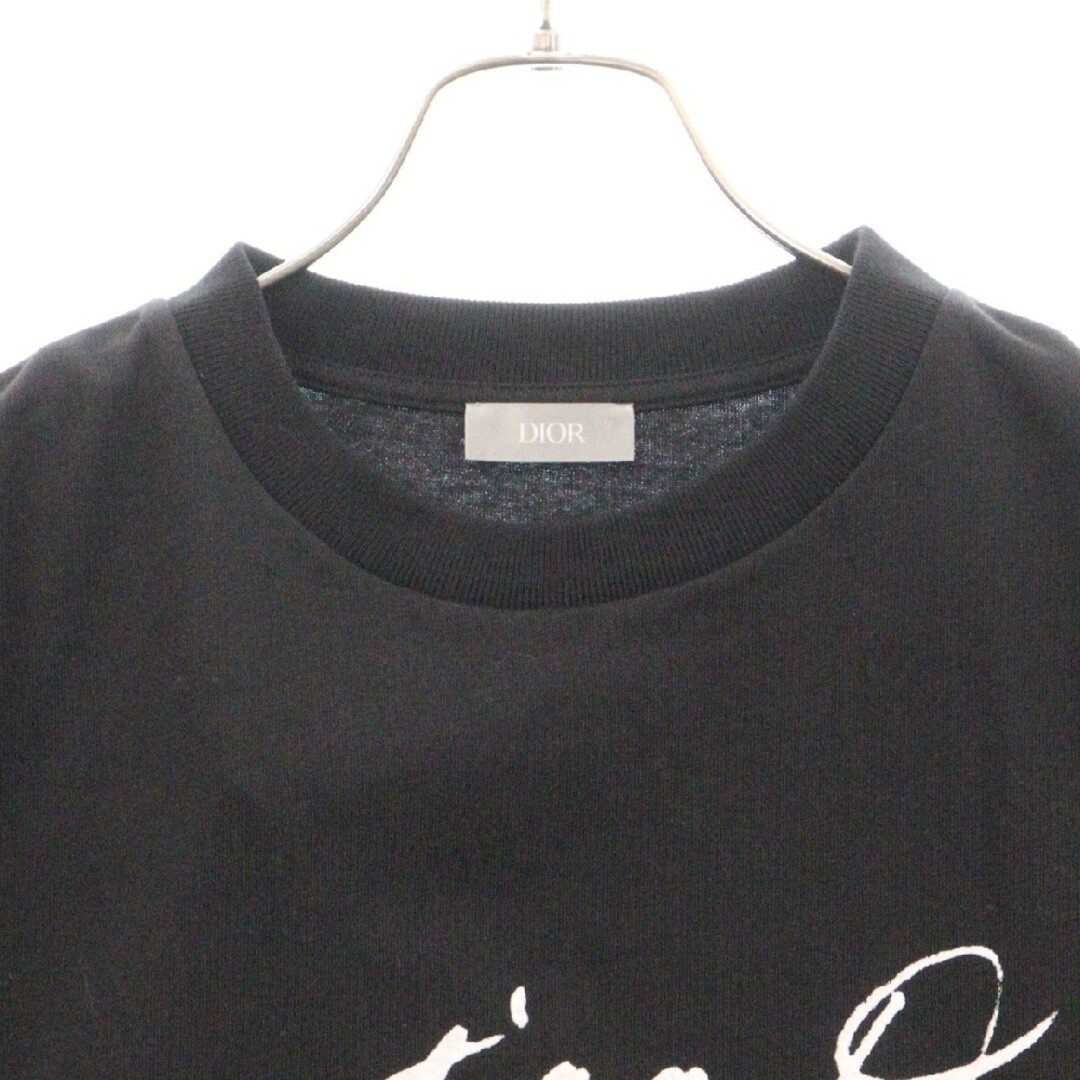 DIOR 24AW Handwritten Christian 1947 Hand Writing Logo Cotton Jersey T ...