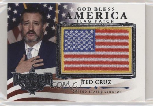 2021 Decision 2020 Series 2 God Bless America Flag Ted Cruz #GBA-78 ...