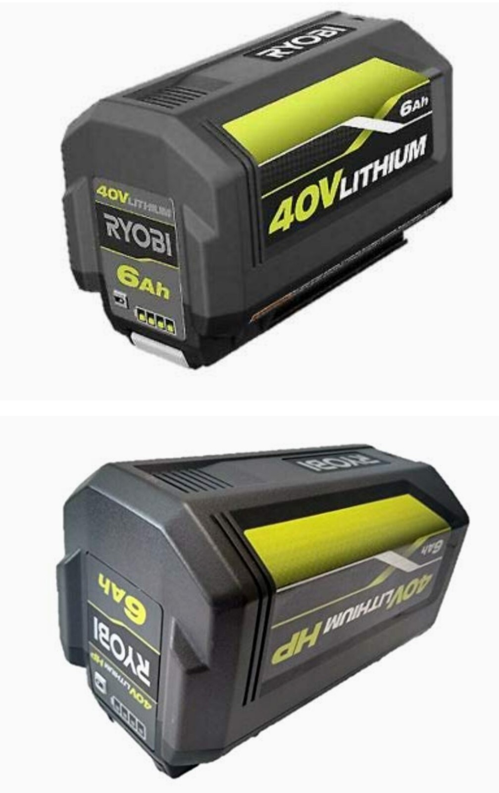 Ryobi OP40602VNM 40v 6Ah Lithium Battery Set - 2x Battery/Charger *New ...