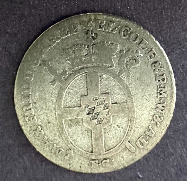 1765 EG-IK German States Cologne Archbishopric Silver 1/4 Thaler Coin ...