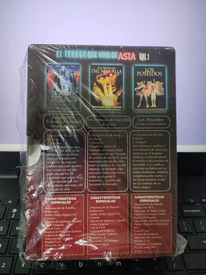 El terror que vino de asia Vol.1 [DVD] Region 1 & 4, Brand New, FREE ...