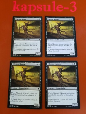 4x Miasmic Mummy (LP-NM) | Amonkhet | MTG Magic Cards | eBay