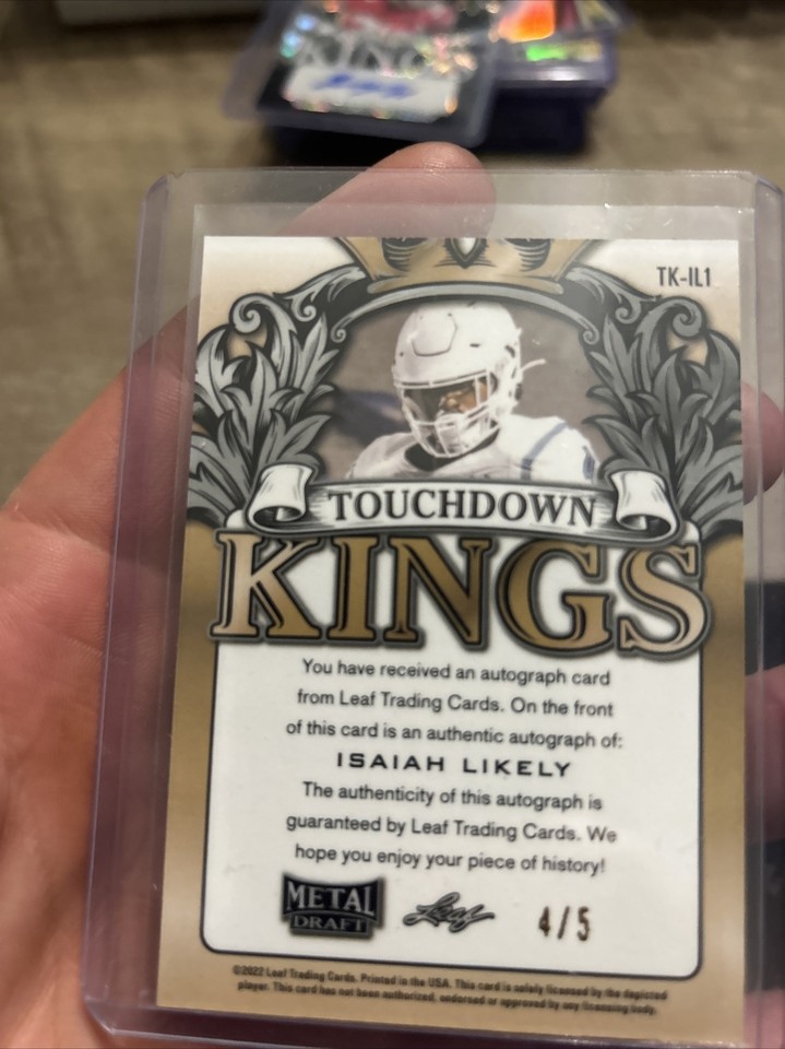 Isaiah Likely Touchdown Kings 4/5 | eBay