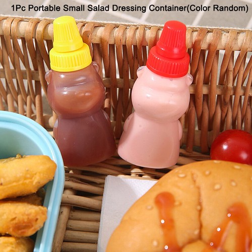 1Pc Mini Portable Small Sauce Container Tomato Gravy Salad Dressing Oil ...