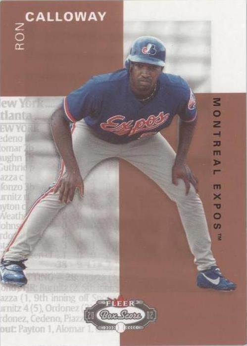 2002 Fleer Box Score - Rising Stars Ron Calloway #170 /2950 (RC) for ...