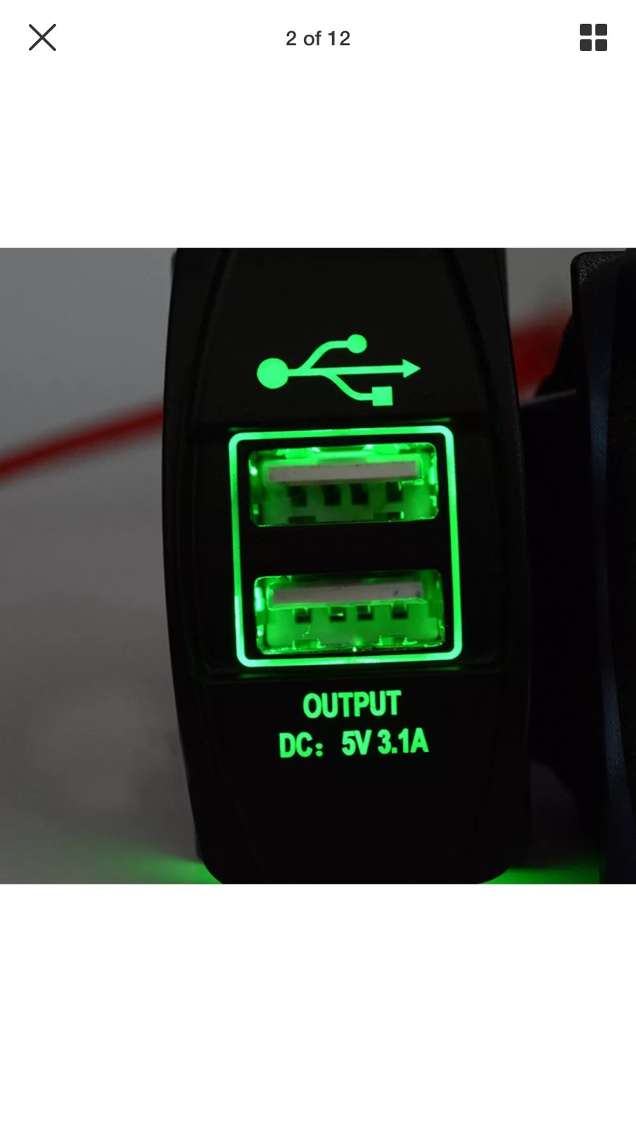 LIGHTED HUMVEE 4-GANG GREEN ROCKER SWITCH PANEL WITH 24V SWITCHES M998 ...