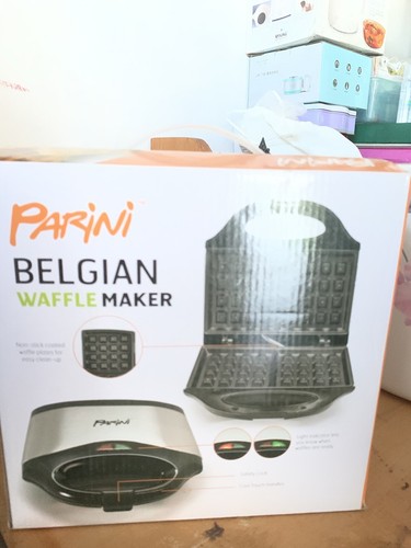 Parini BELGIAN WAFFLE MAKER Non-Stick Light Indicator used | eBay