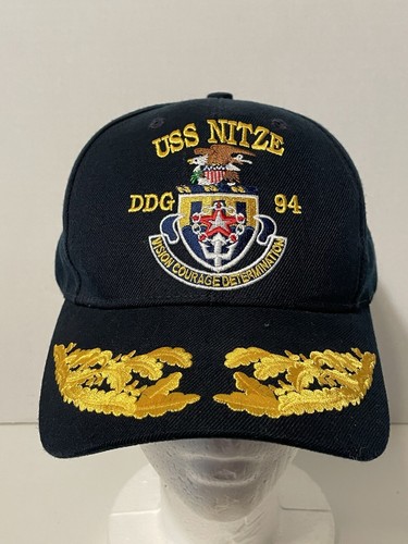 The Corps USS Nitze DDG 94 Logo Blue Baseball Cap Hat Adjustable | eBay