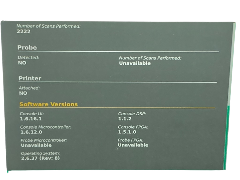 VERATHON BLADDERSCAN PRIME PLUS BLADDER SCANNER ! | eBay