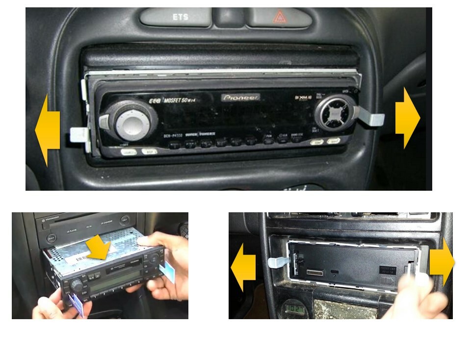 Xtenzi Car Radio Stereo Indash Removal Release Metal Keys For Pioneer ...