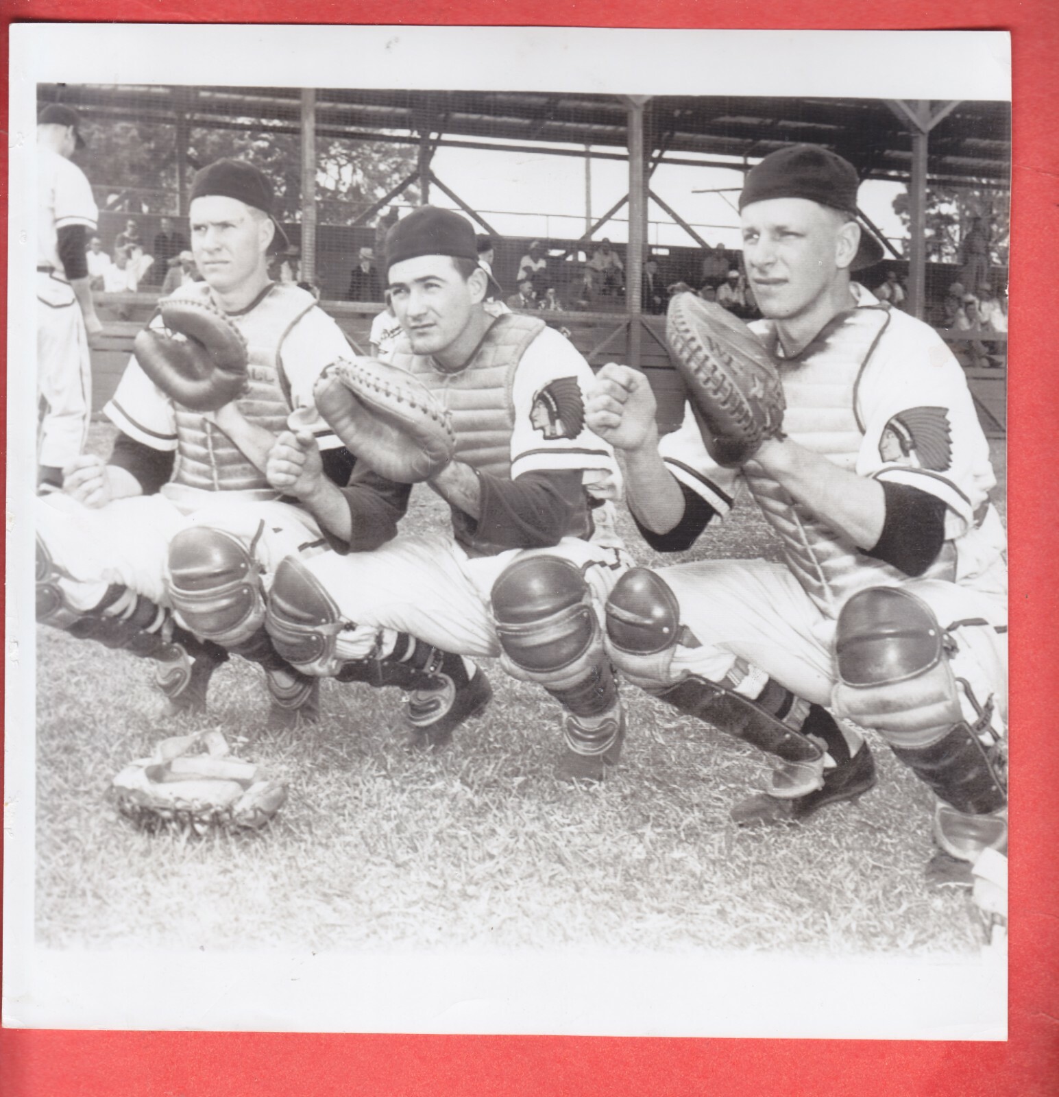 1953 MILWAUKEE BRAVES GLOSSY DEL CRANDALL, PAUL BURRIS, EBBA St. CLAIRE ...