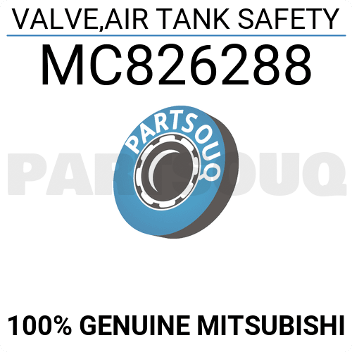 MC826288 Mitsubishi Valveair tank safet MC826288 Genuine OEM Part for ...