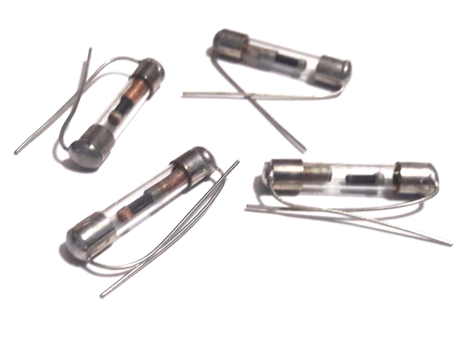 LOT OF 4 MDV-1/100 BUSS BUSSMANN PIGTAIL AXIAL FUSES SLOW BLOW 250V | eBay