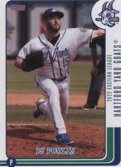 2022 Choice Hartford Yard Goats - PJ Poulin #26 (RC) for sale online | eBay