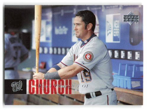 Ryan Church 2006 Upper Deck BASEBALL #497 Washington Nationals | eBay