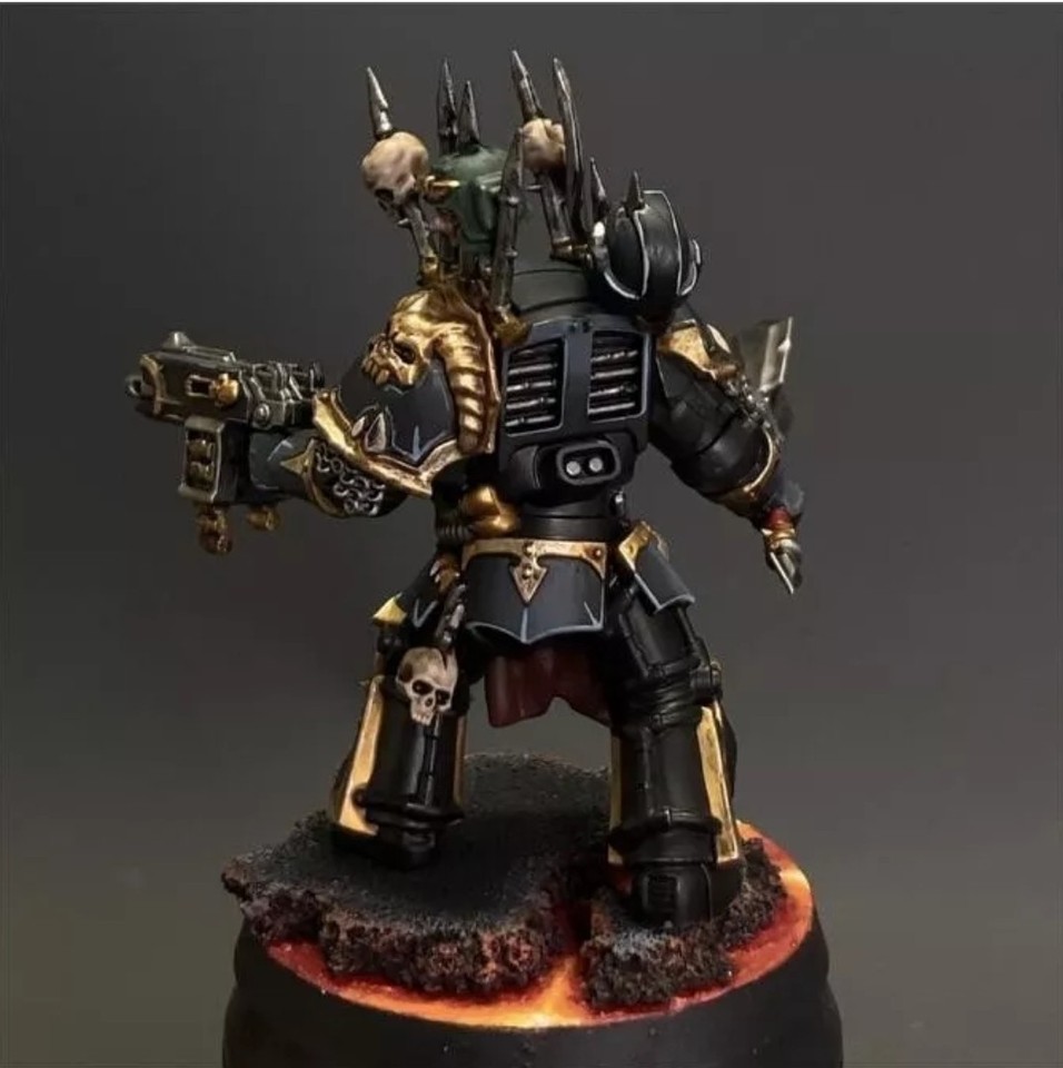 Warhammer 40K Csm Chaos Terminators Squad Presale Painted Chaos Space ...