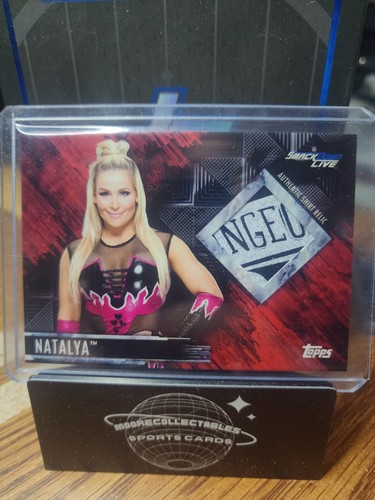 2018 Topps Wwe Natalya 1/1 Ring Worn Shirt Relic Logo Patch SICK PATCH ...