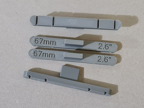 New 4 Pack Grey 67mm OO/HO Gauge Parallel Track Tools Model Railway ...