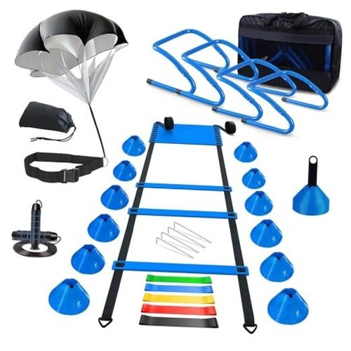 Agility Training Equipment, Football Training Equipment Includes 20FT ...
