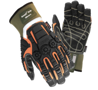 CESTUS DEEP II GRIP MINERS GLOVES, SKID-X-GRIP PALM, Size: XL, 8025 | eBay