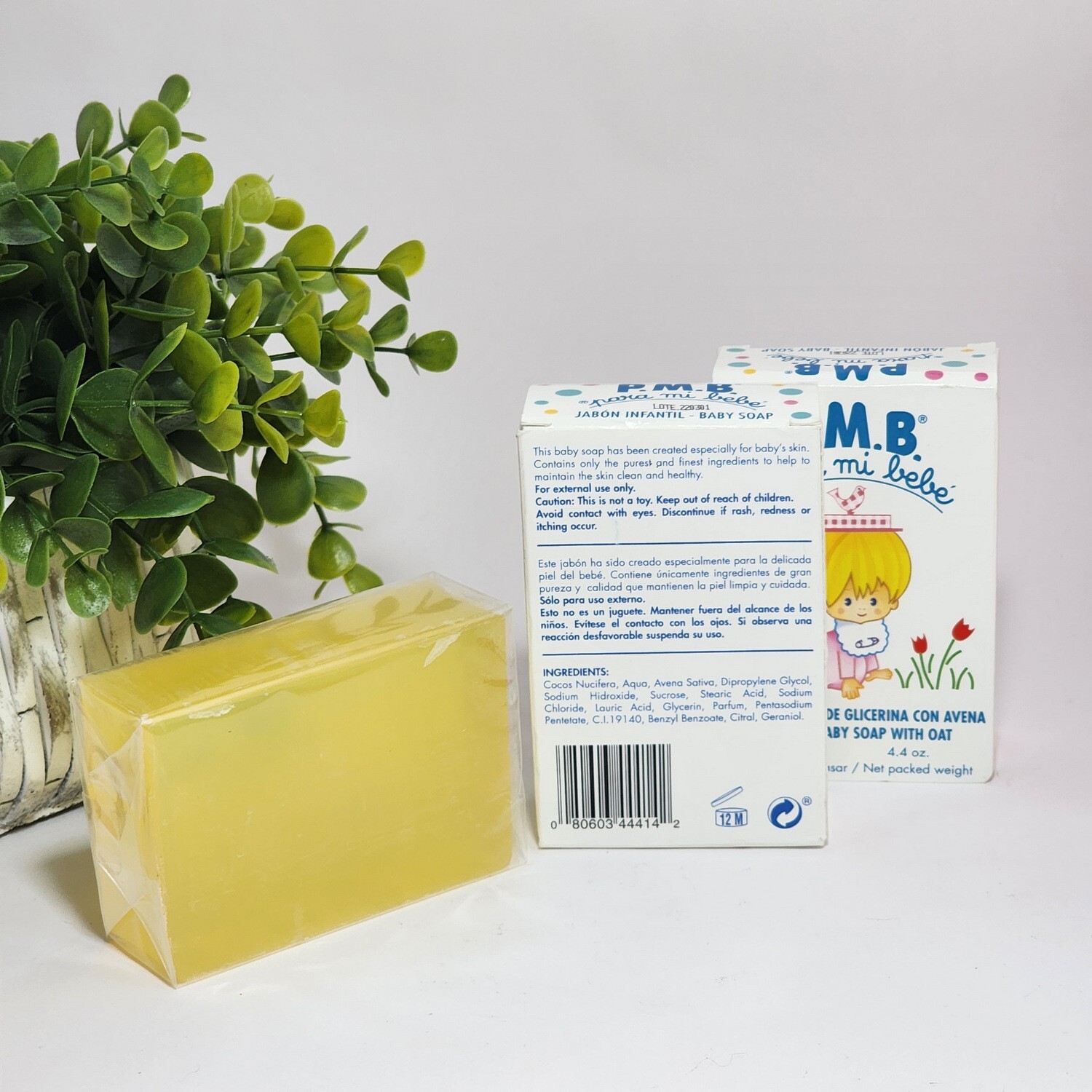 Para Mi Bebe Glycerin Baby Soap Jabon de Glicerina con Avena 4.4 oz for ...