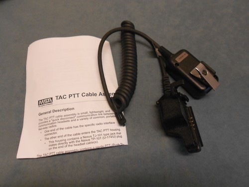 MSA 10078232 Radio Connector Cable TAC PTT | eBay