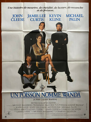 Poster A Fish Called Wanda Charles Crichton Kevin Kline J. Cleese ...